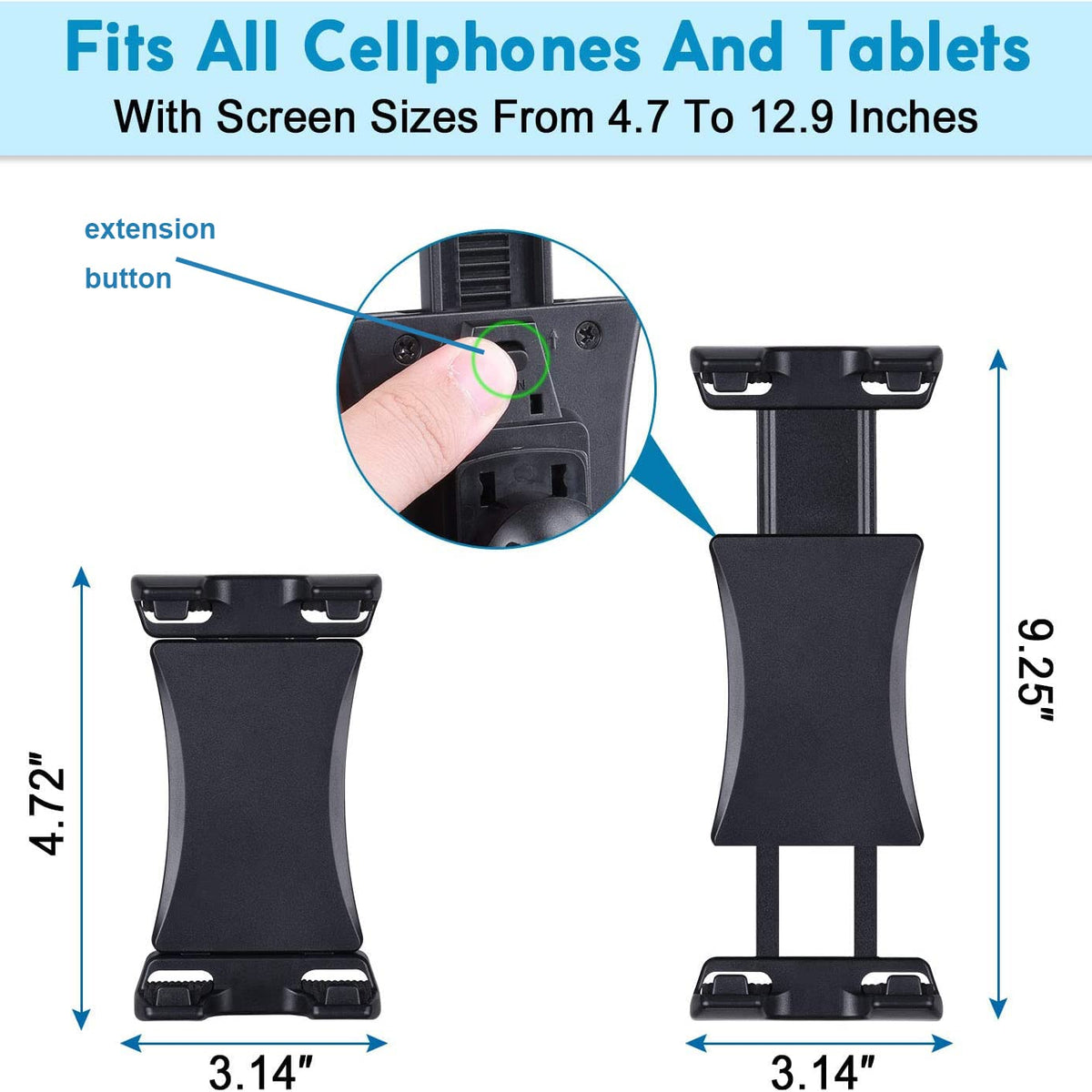 JUBOR Tablet Holder, Bike ipad Holder Stand for Indoor Gym Treadmill ...