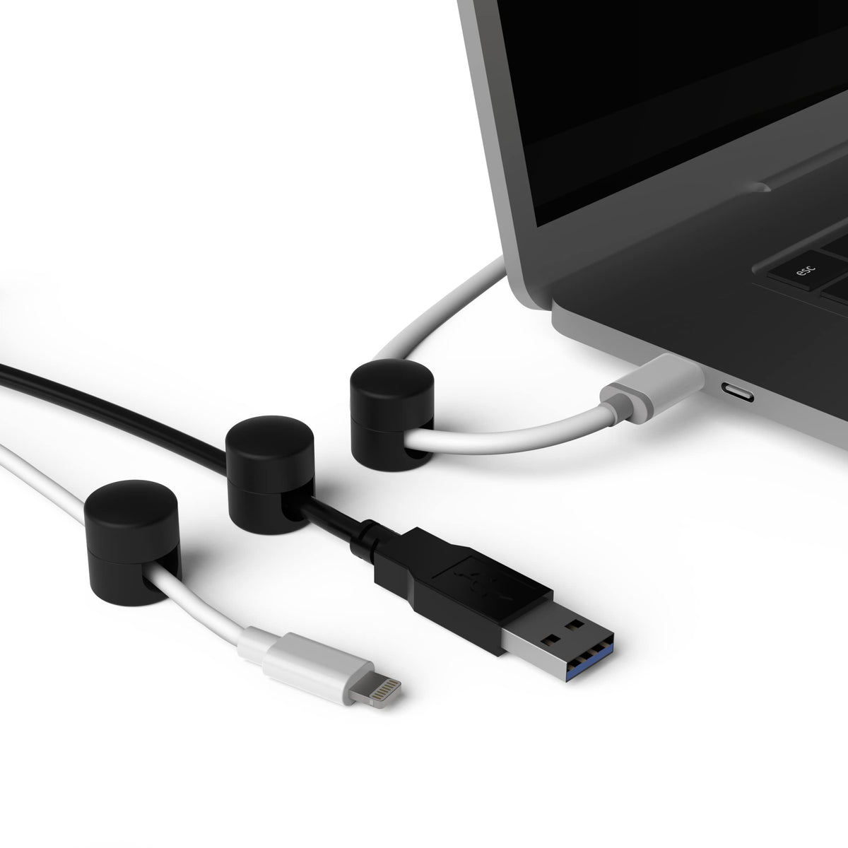 Iconit Cable Anchors For Desk Organization Gold | Premium Aluminum Cor ...