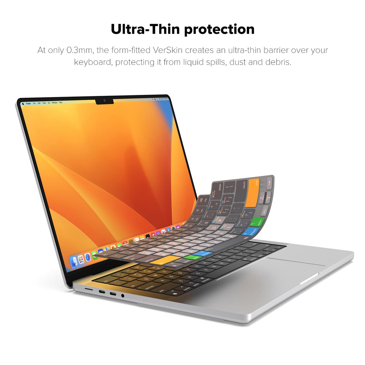 Jcpal Macos Shortcut Guide Keyboard Cover For 2021/2023 M1/M2/M3 Apple ...