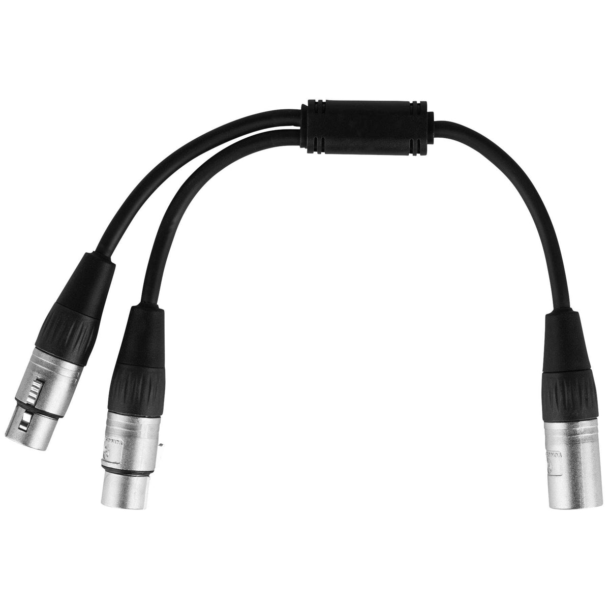 Talent Yxm2Xf01 Xlr Male To Dual Xlr Female Y Adapter Splitter Combiner ...