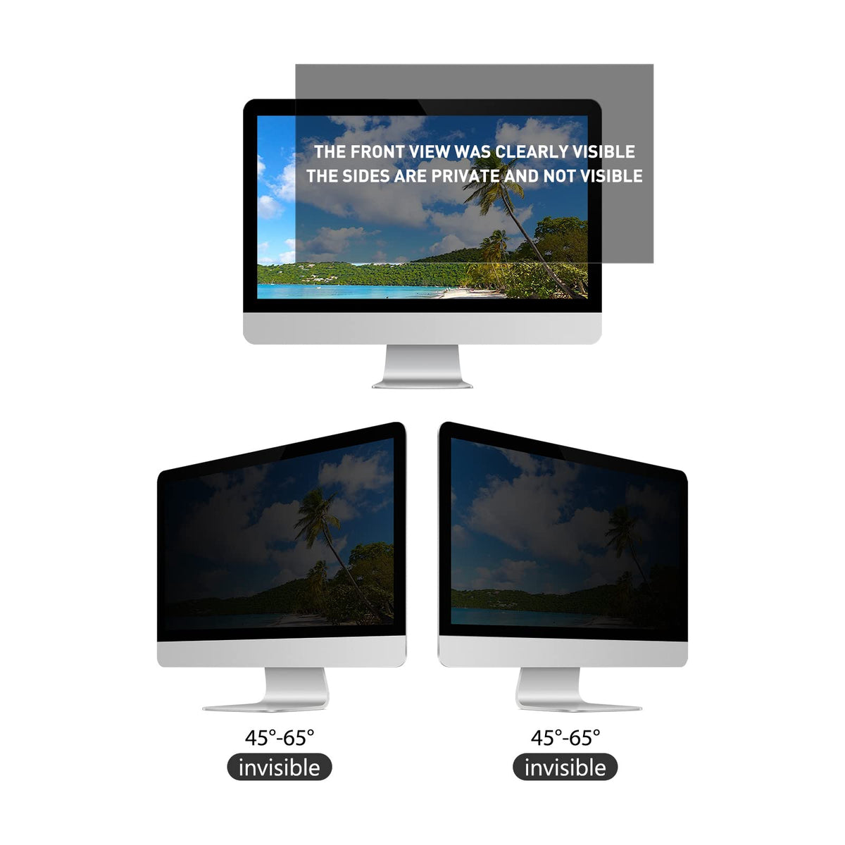 27 Inch Privacy Screen For Computer Monitor Eye Protection Anti Glare ...