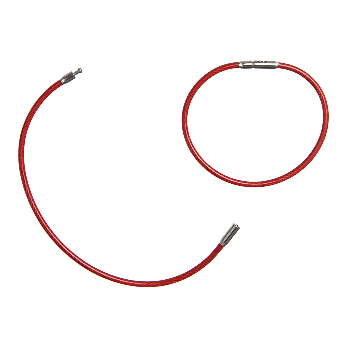 Aeroflex 2.23'' Inch Red Steel Key Rings/Checklist Rings 5 Pack ...