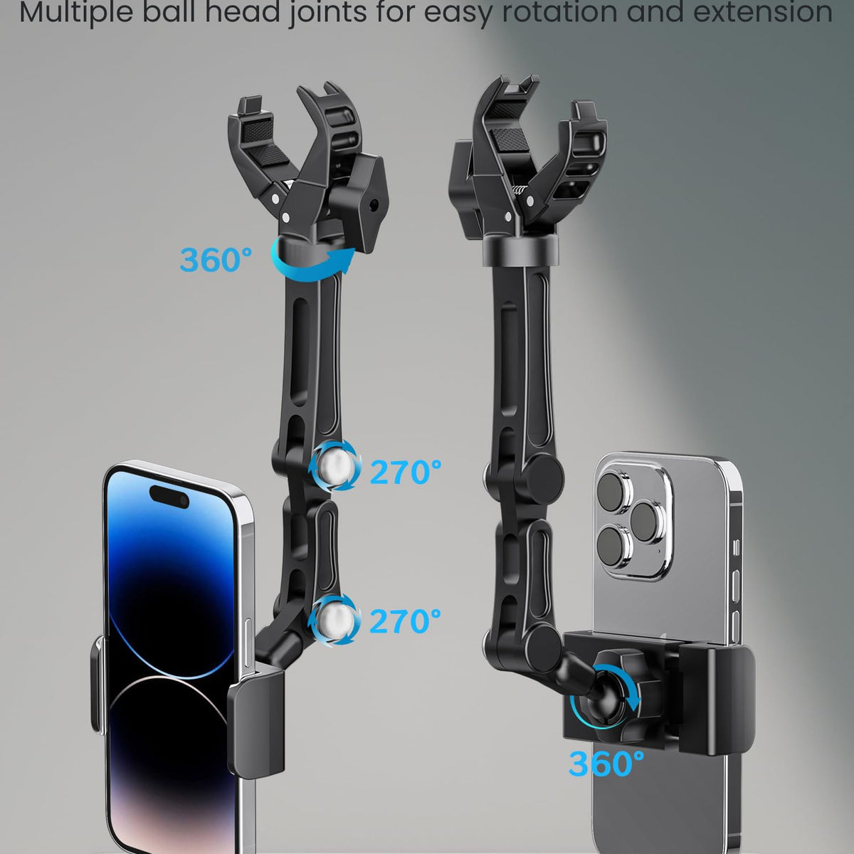Karmus Mirror Phone Holder, Portable Electronic Device Mount. Compatib ...