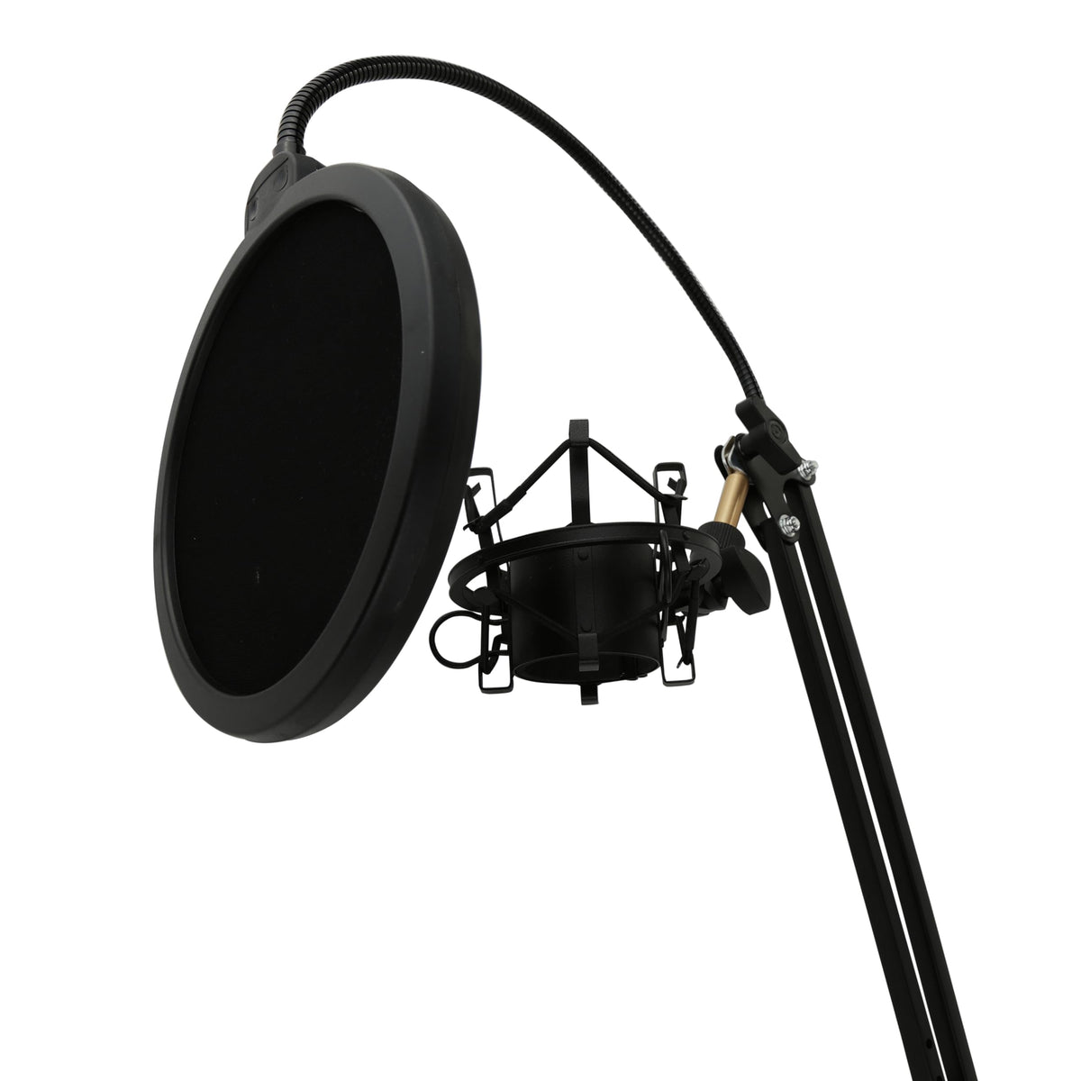 Pyle Microphone Boom Suspension Stand Scissor Spring Arm Floor Mic Sta ...