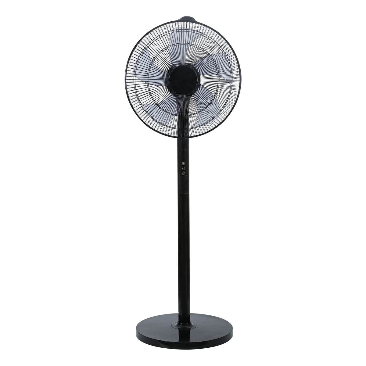 Simple Deluxe 16 Inches Stand Fan With Pedestal Base, Height Adjustable ...