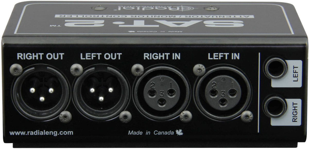 Radial SAT-2 Stereo Audio Attenuator Monitor Controller – Electroeshop