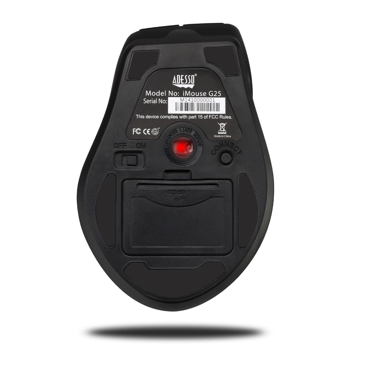 Adesso Imouse G25 Wireless Ergonomic Rf Laser Mouse – Electroeshop