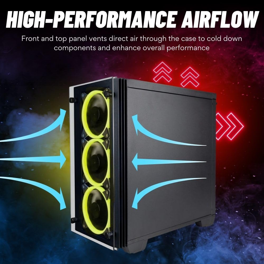 Empowered Pc Stratos Micro Gaming Desktop Amd Ryzen 7 5700G, 16Gb Ddr4 ...