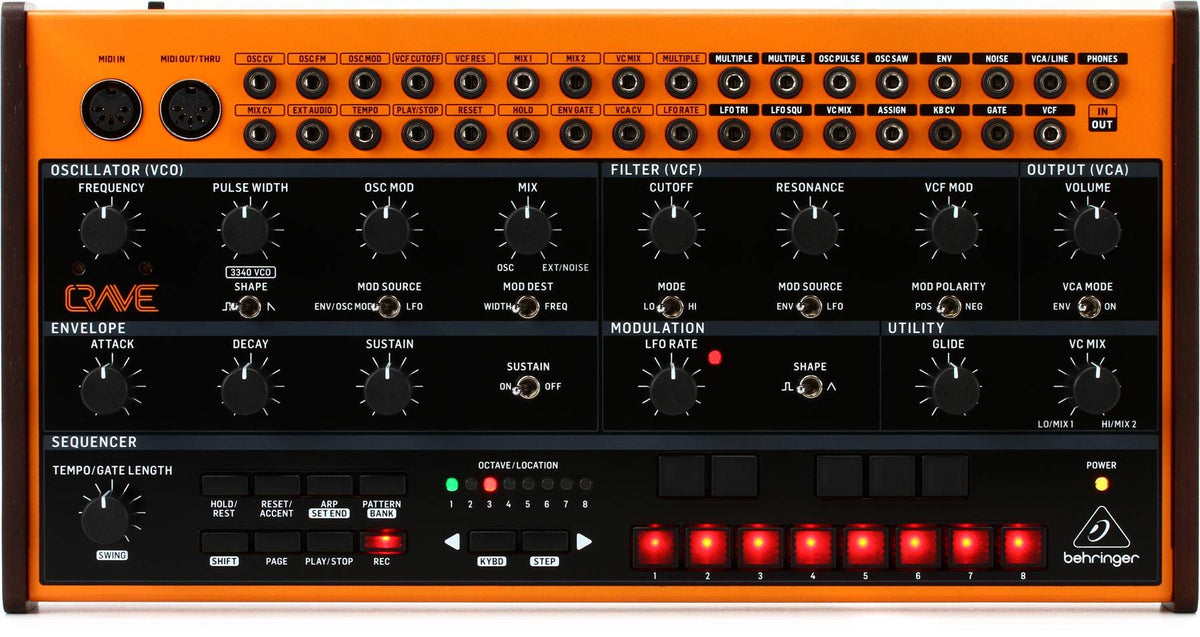 Behringer Crave Analog Synthesizer With Sequencer – Electroeshop
