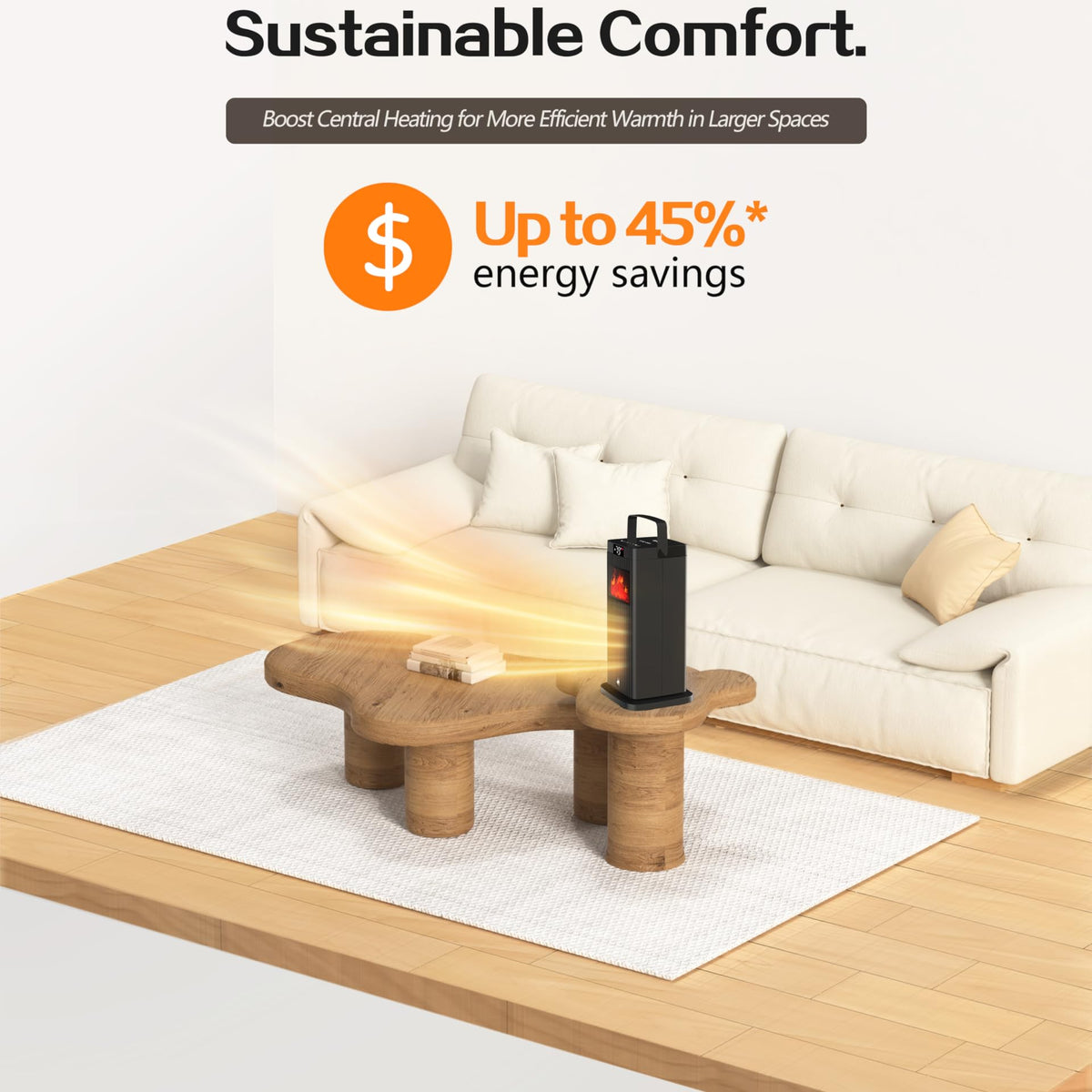 Bjop 2024 New Version Space Heater, Etl & Ul Certified Portable Space ...