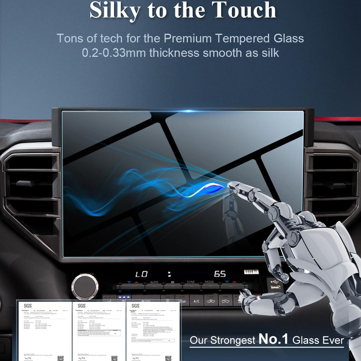 Bibibo For 2024 2025 Toyota Tundra Screen Protector 2022 2025 Toyota T ...