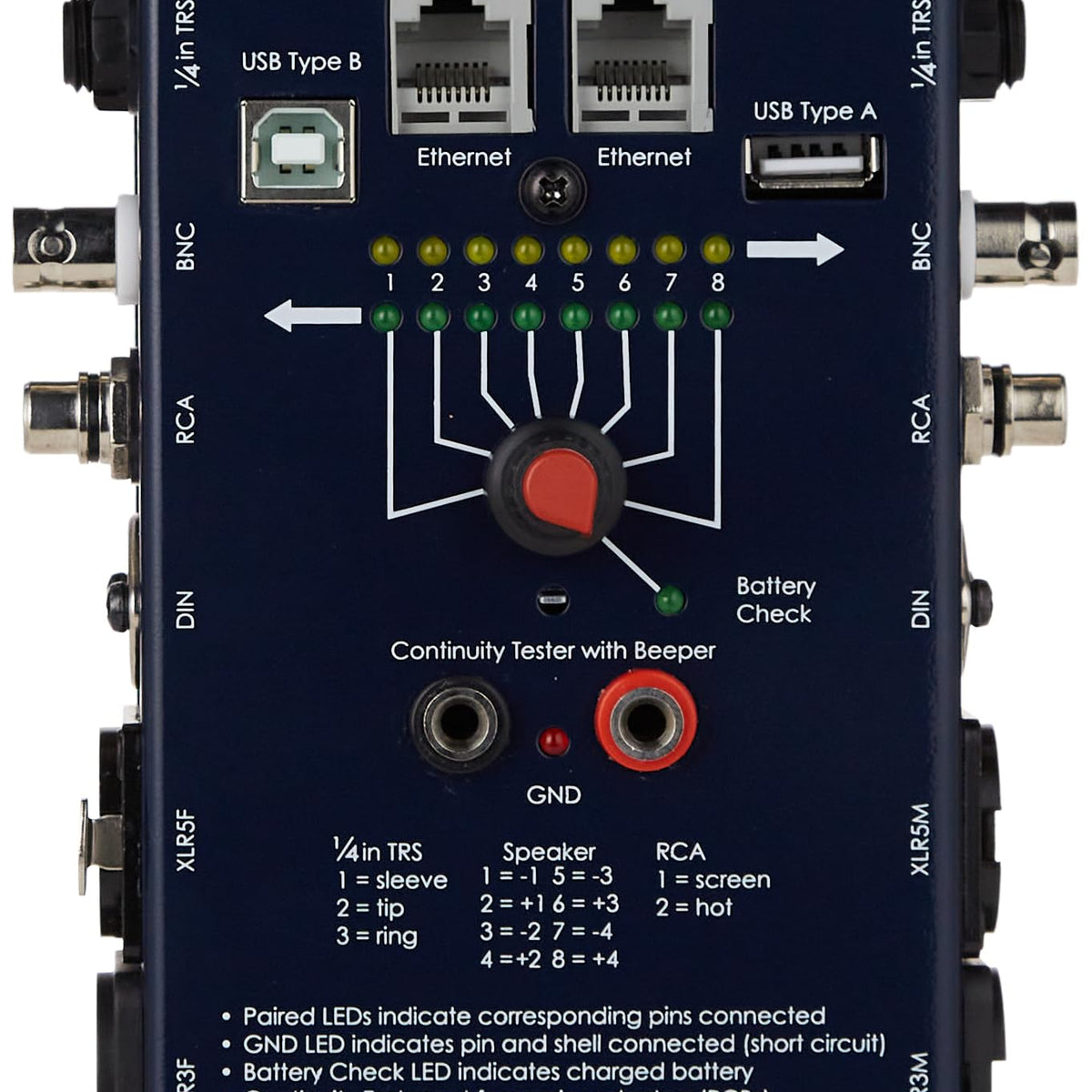 Hosa CBT500 Audio Cable Tester – Electroeshop