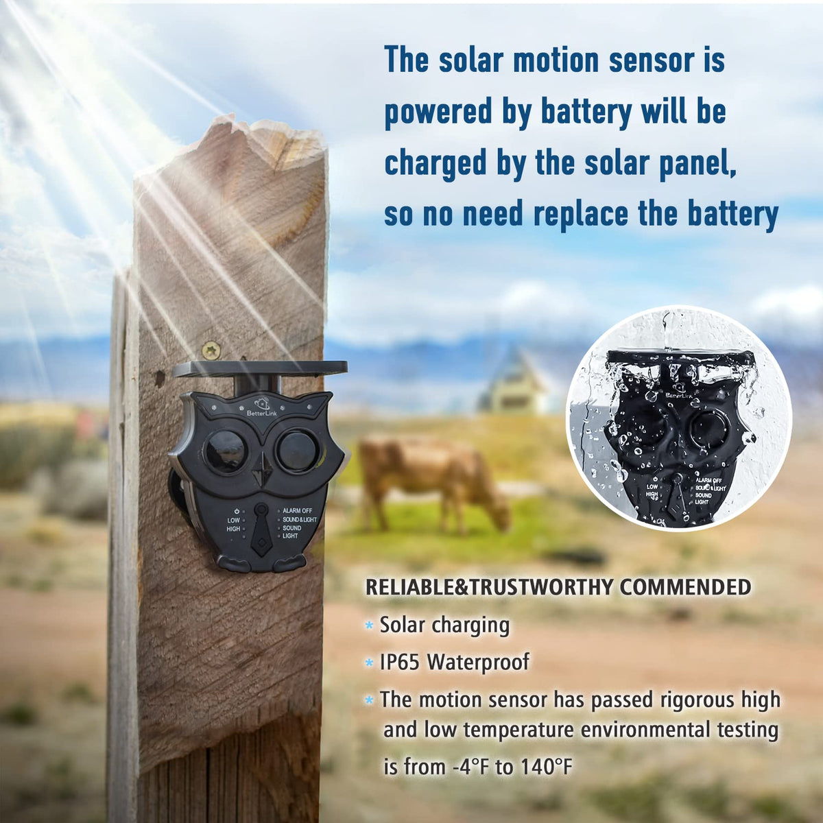 1/2 Mile Long Range Solar Wireless Driveway Alarm System Ip65 Weatherp ...