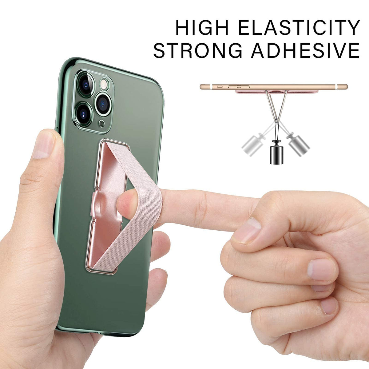 Cell Phone Holder For Hand, Cisid Phone Finger Holder Loop Strap Grip ...
