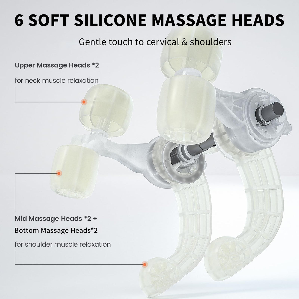 Breo N5 Mini Neck Massager with Heat, Electric Massager for Neck and ...