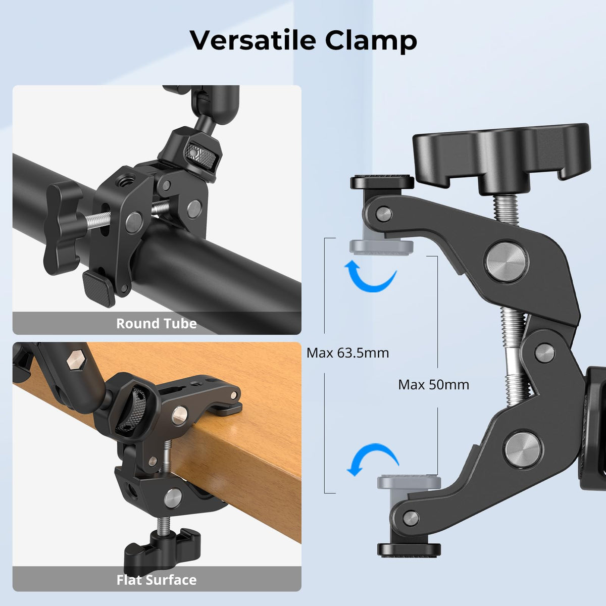 SMALLRIG 22 Magic Arm w Clamp, Overhead Phone Mount, Flexible Desk ...