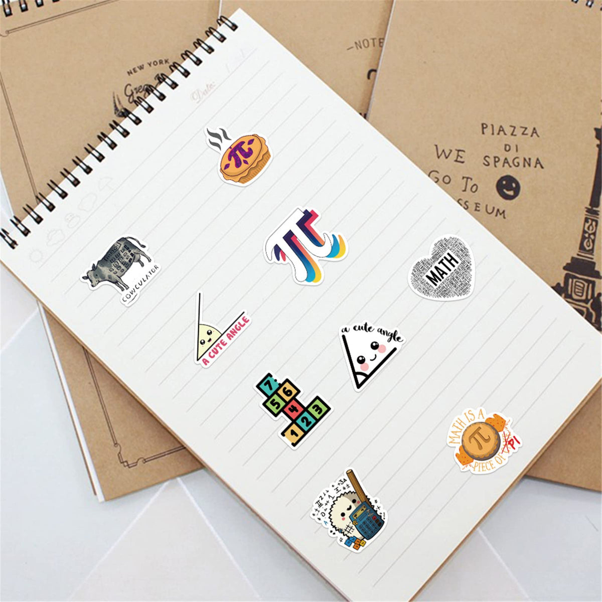 50Pcs Funny Math Stickers For Kids Students Math Related Gifts Sticker ...