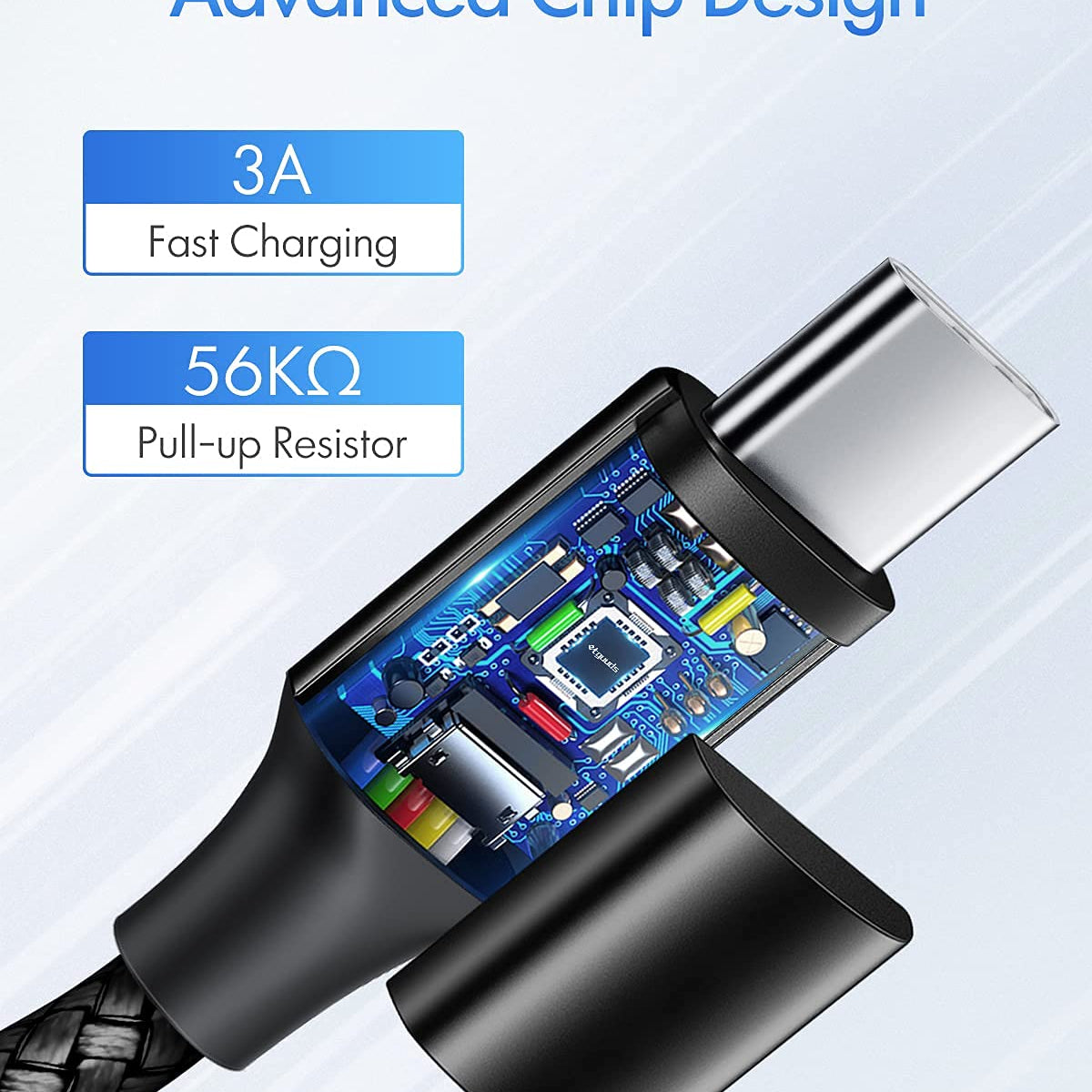 Etguuds Extra Long Usb C To Usb C Cable [ 16Ft/5M Pd 60W Type C To Typ ...