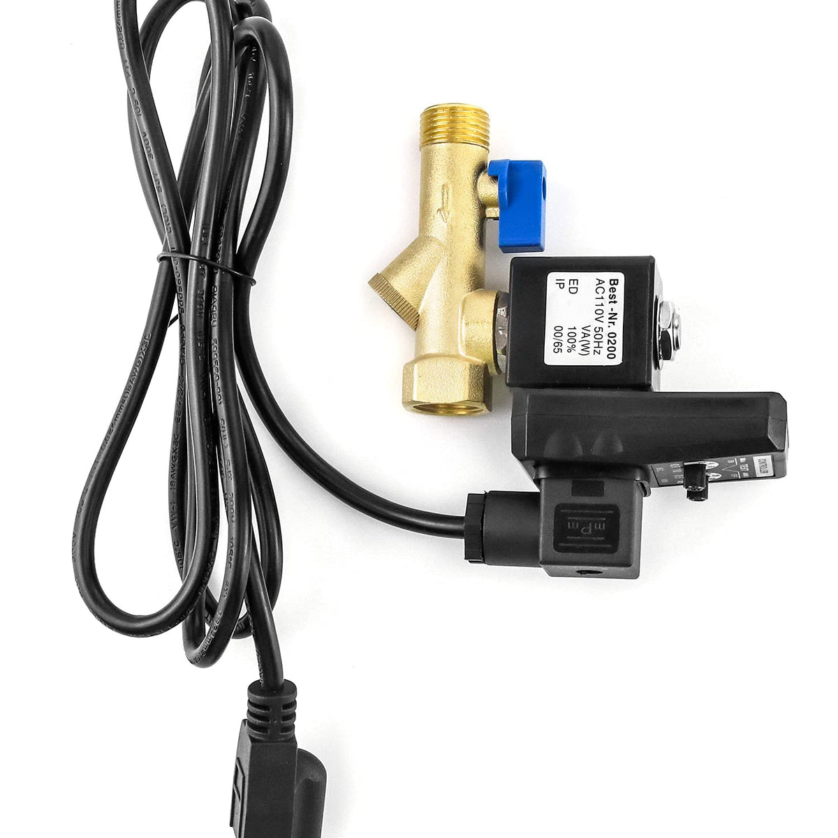 Qwork Automatic Gas Tank Valve With Us Plug 2 Pack Suitable For Gas ...
