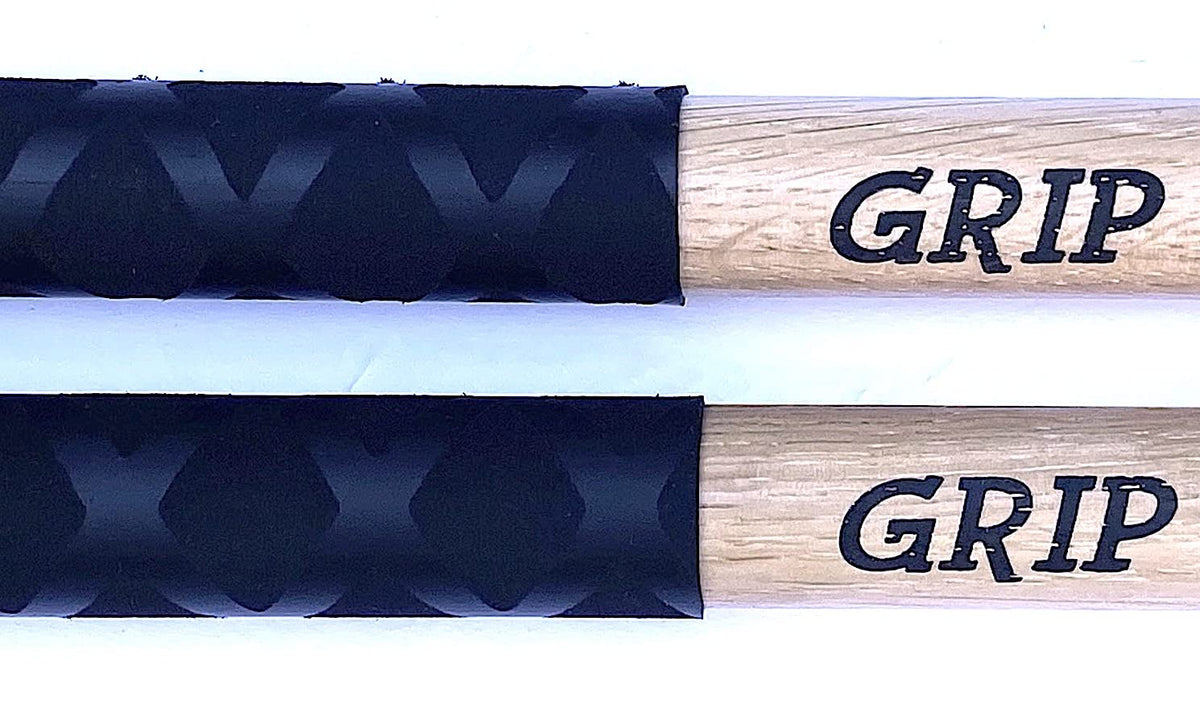GRIP STIX 16 Long Heavyweight Oak 2B NON-SLIP Drumsticks - Ideal for ...