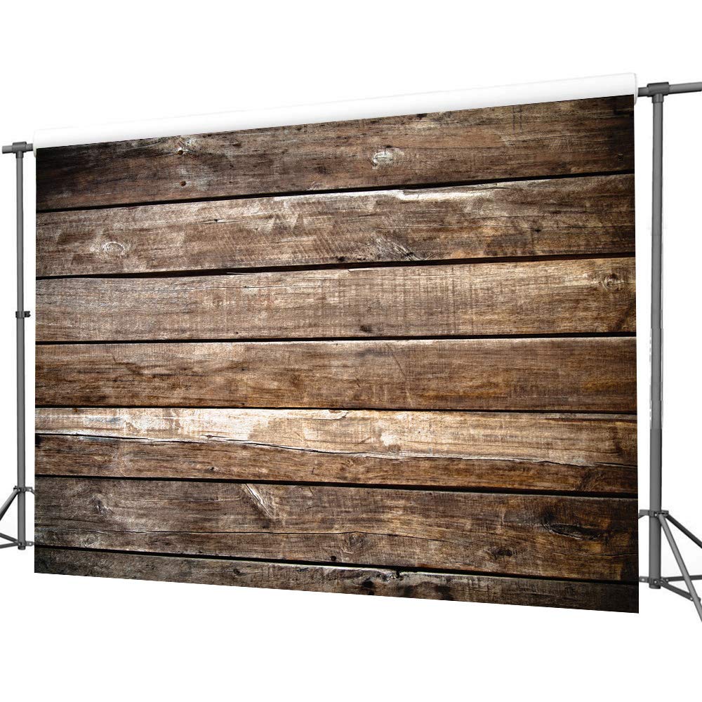 Lywygg 7X5Ft Photography Backdrop Brown Wood Backdrops Photography Woo ...