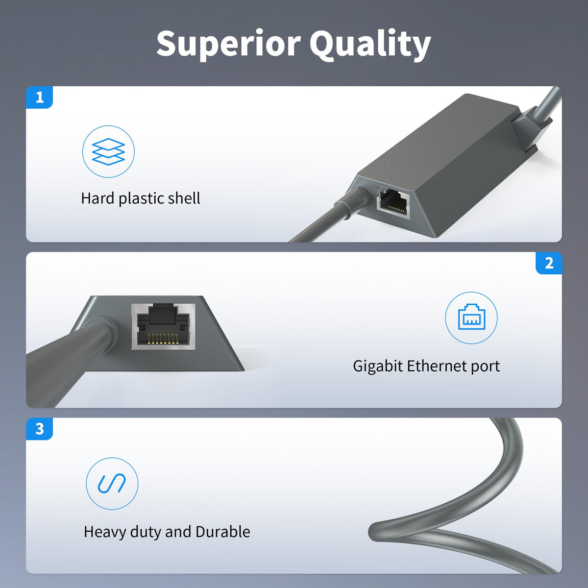LUCMO Starlink Ethernet Adapter Standard Actuated Gen 2 Wired External ...