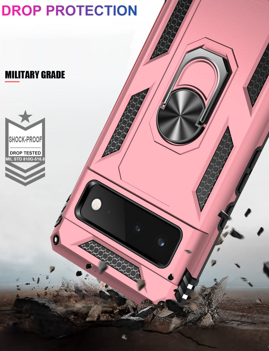 Ikazz Google Pixel 6 Pro Case,Pixel 6 Pro Cover Military Grade Shockpr ...
