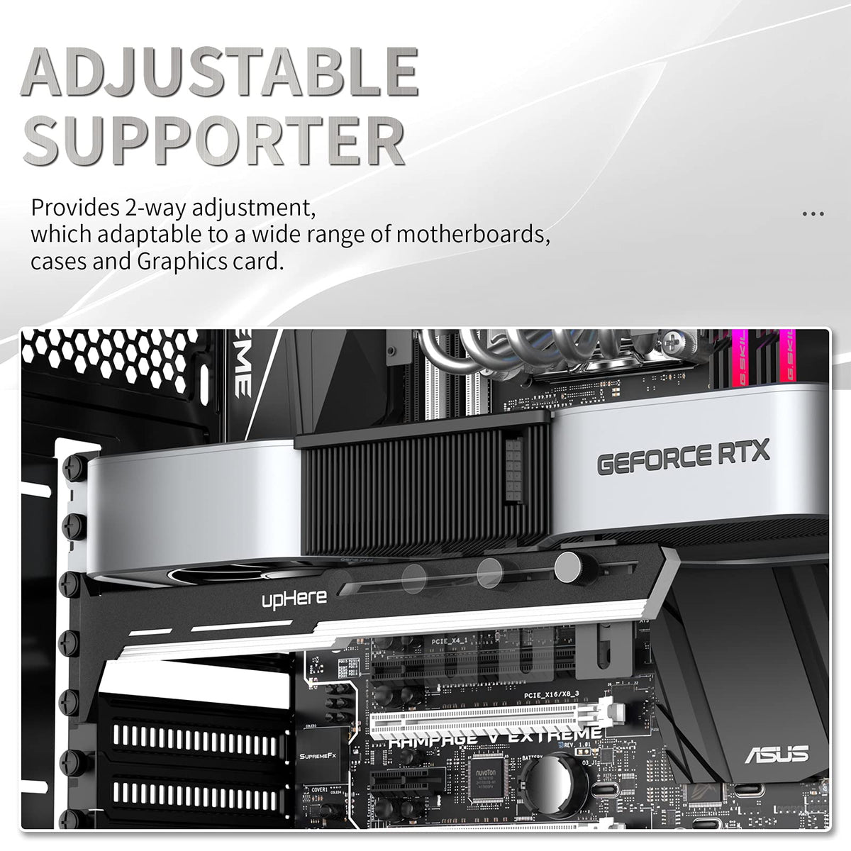 upHere GPU Brace Support for Graphics Card, Adjustable Length & Height ...