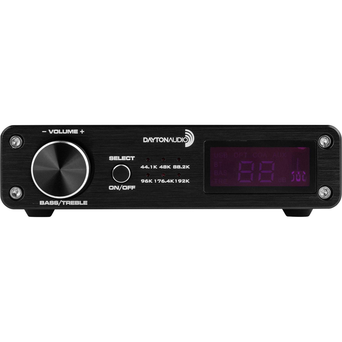 Dayton Audio DTA-PRO 100W Class D Bluetooth Amplifier with USB DAC IR ...
