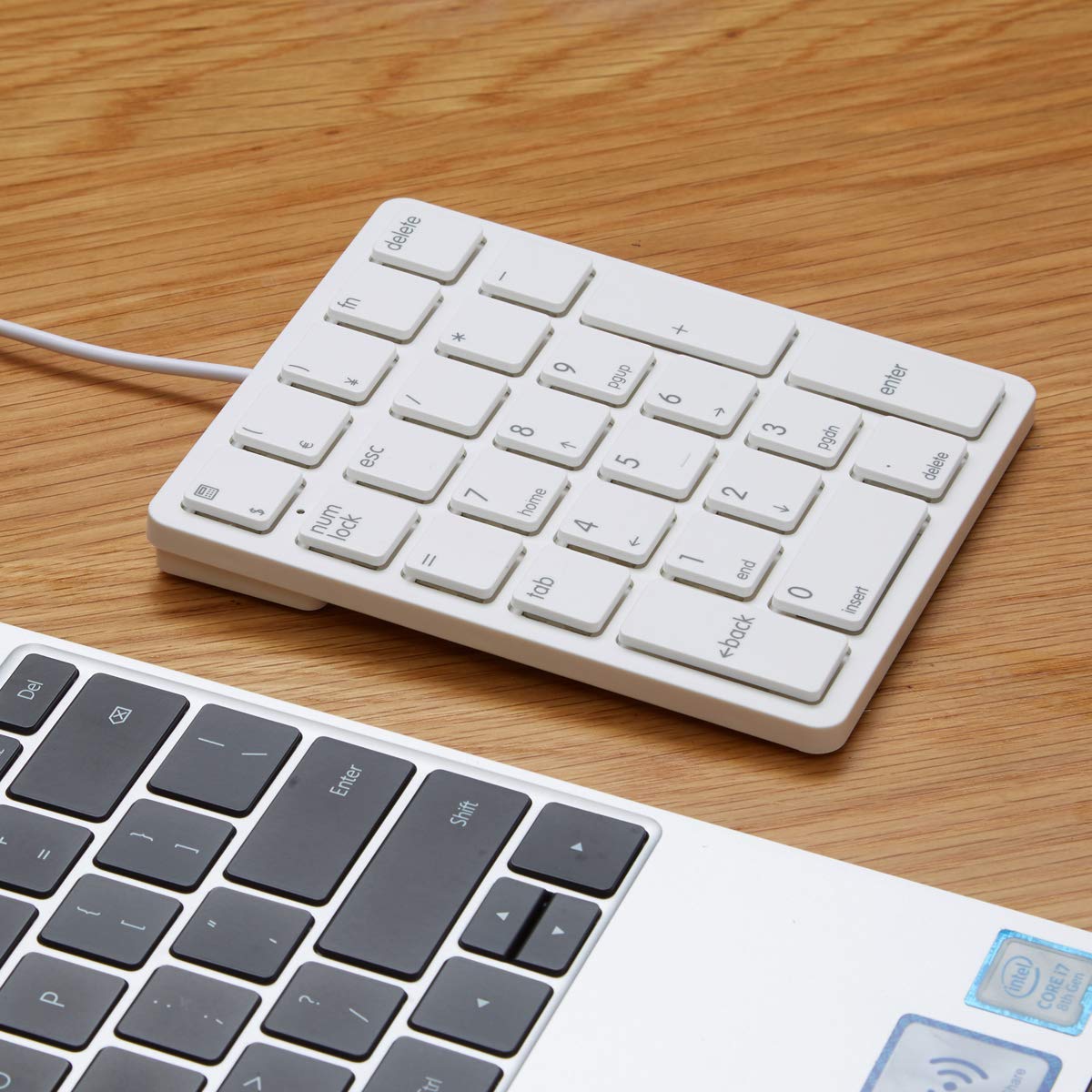 Merdia Numeric Keypad Wired Num Pad 26 Keys Portable Keypad Usb ...