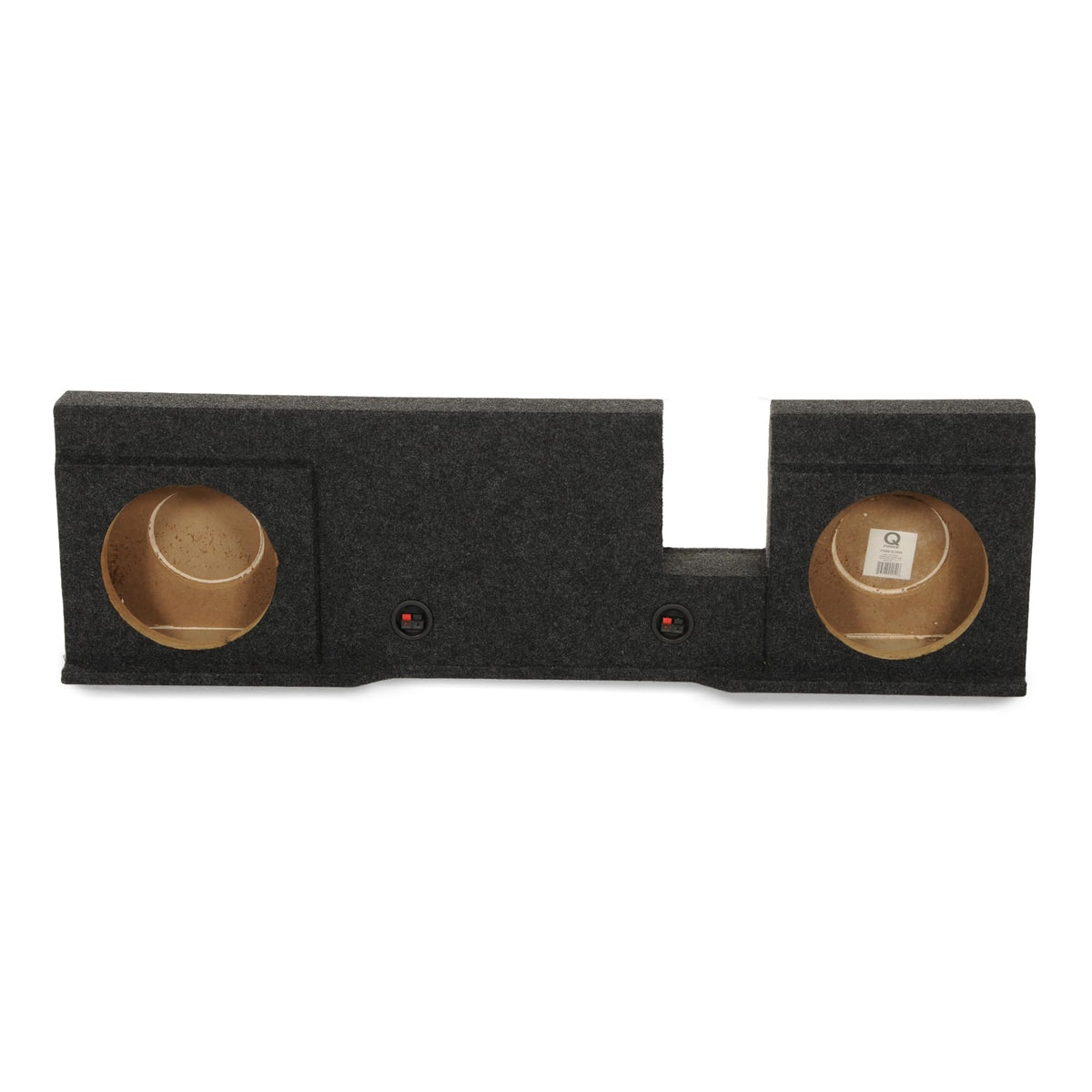 QPower FORD10 2004 Underseat Downfire Dual 2 Hole 10 Inch Subwoofer Box ...