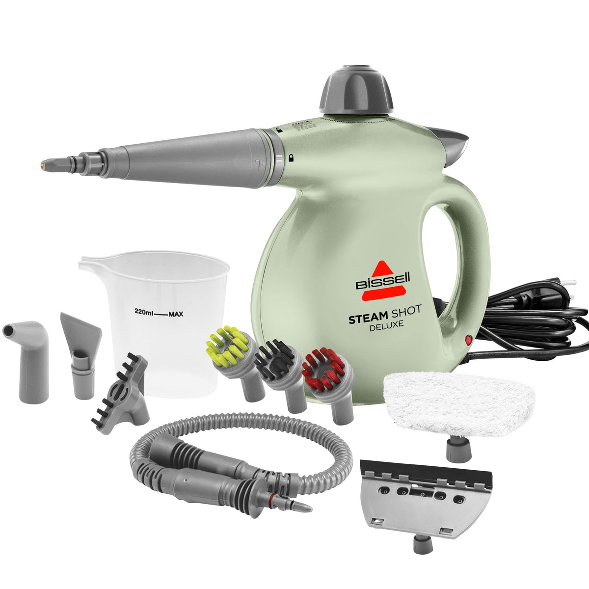 BISSELL Steam Shot Deluxe handheld pressurized steamer for maintenance ...