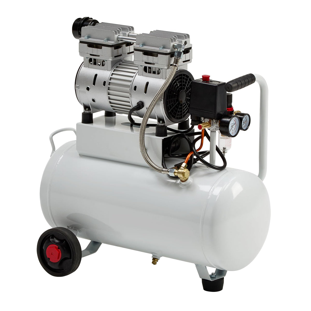 Albott 8 Gallon Air Compressor with Automatic Drain Valve, 1.0 HP Oil ...