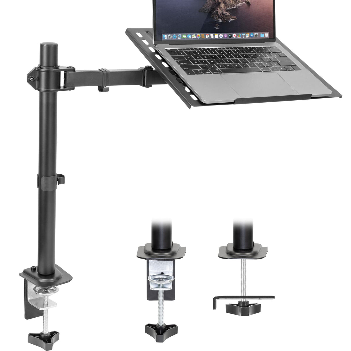 Mount It! Laptop Desk Mount, Fully Adjustable Ergonomic Laptop Arm wit ...