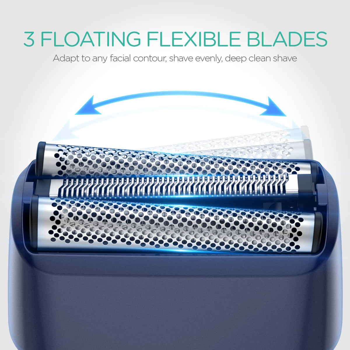 Voyor Foil Shaver Electric Razor For Men 3 In 1 Shavers For Men With ...