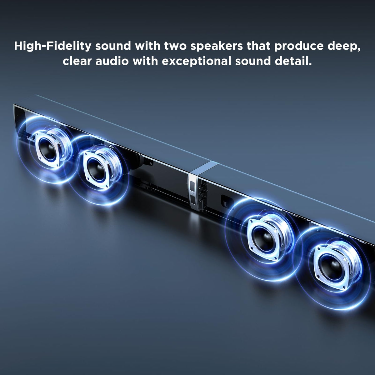 Mzeibo Sound Bar With Subwoofer, 120W Soundbar For Smart Tv Bluetooth ...