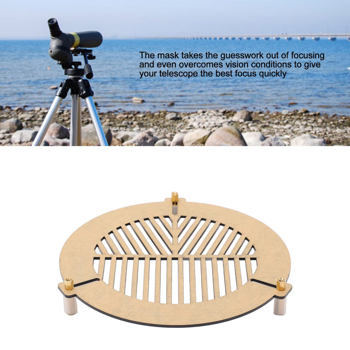 Bahtinov Focus Mask, Focusing Mask Acrylic Telescope Focusing Mask, 10 ...