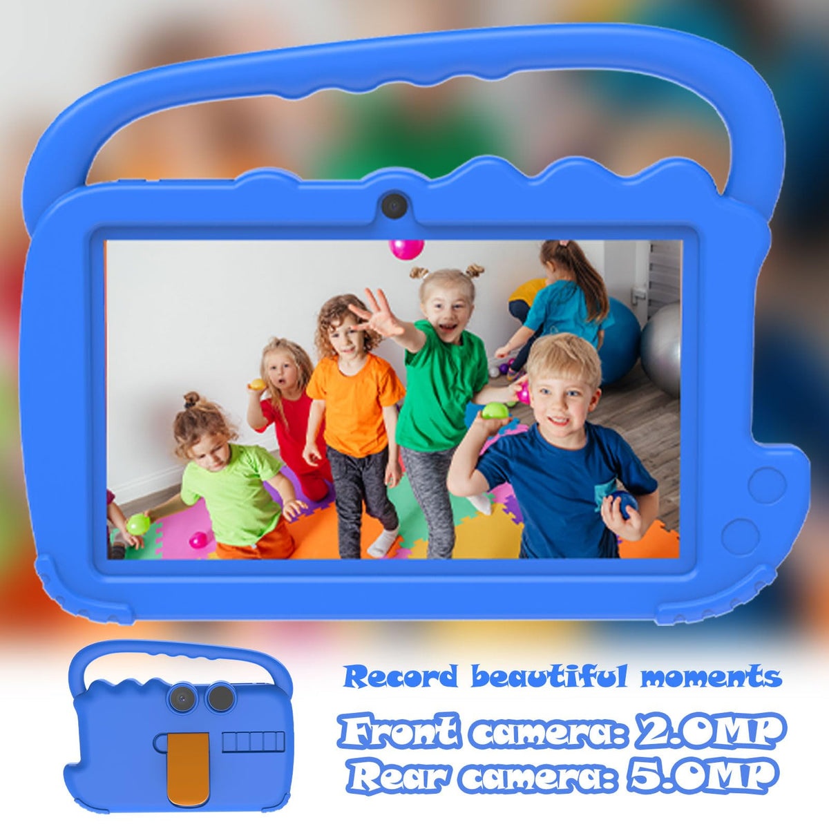 Wuiuhou Kids Tablet, Toddler Tablet, 7 Inch Tablet, 4Gb + 32Gb Android ...