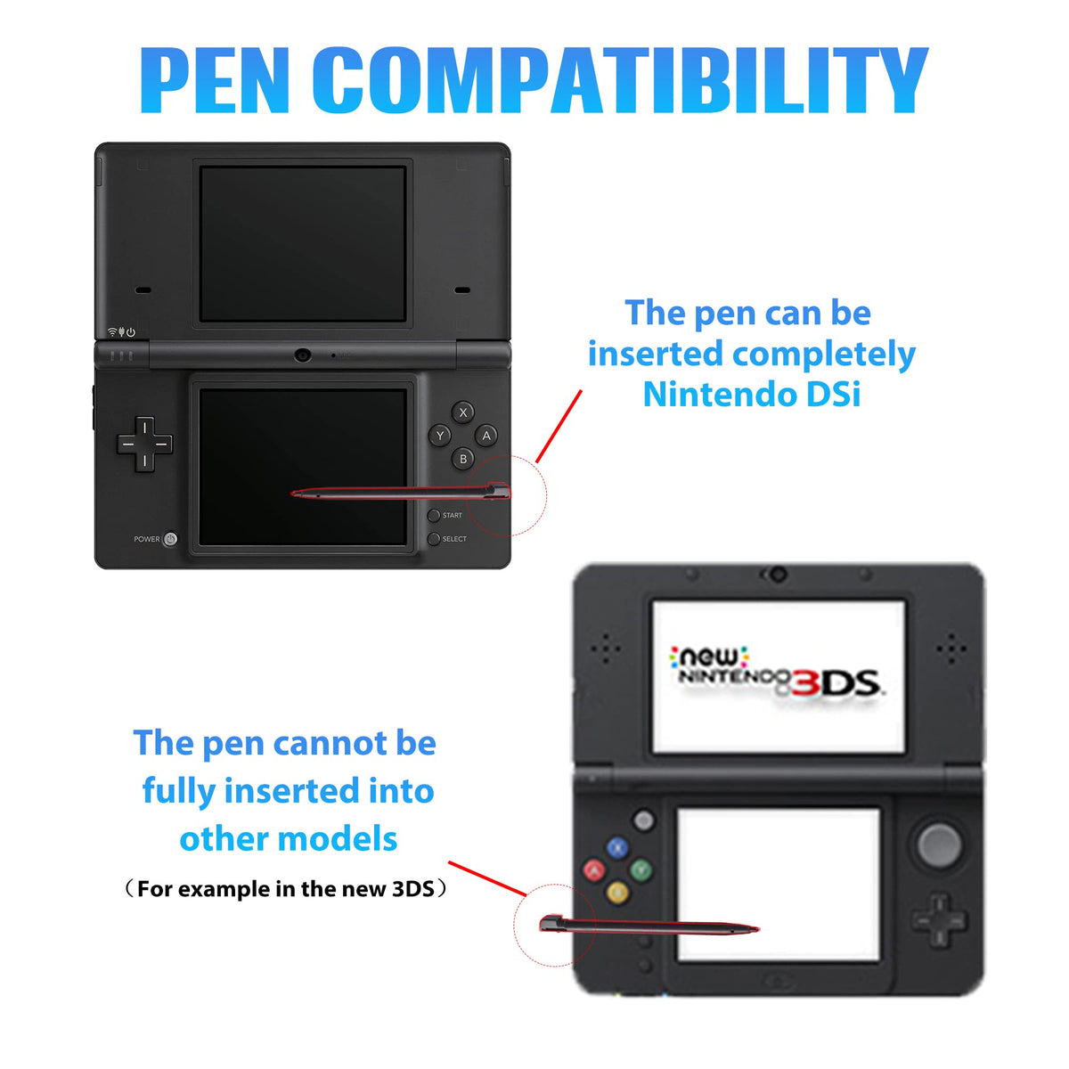 Dsi Charger Kit, Ac Power Adapter Charger And Stylus Pen For Nintendo ...