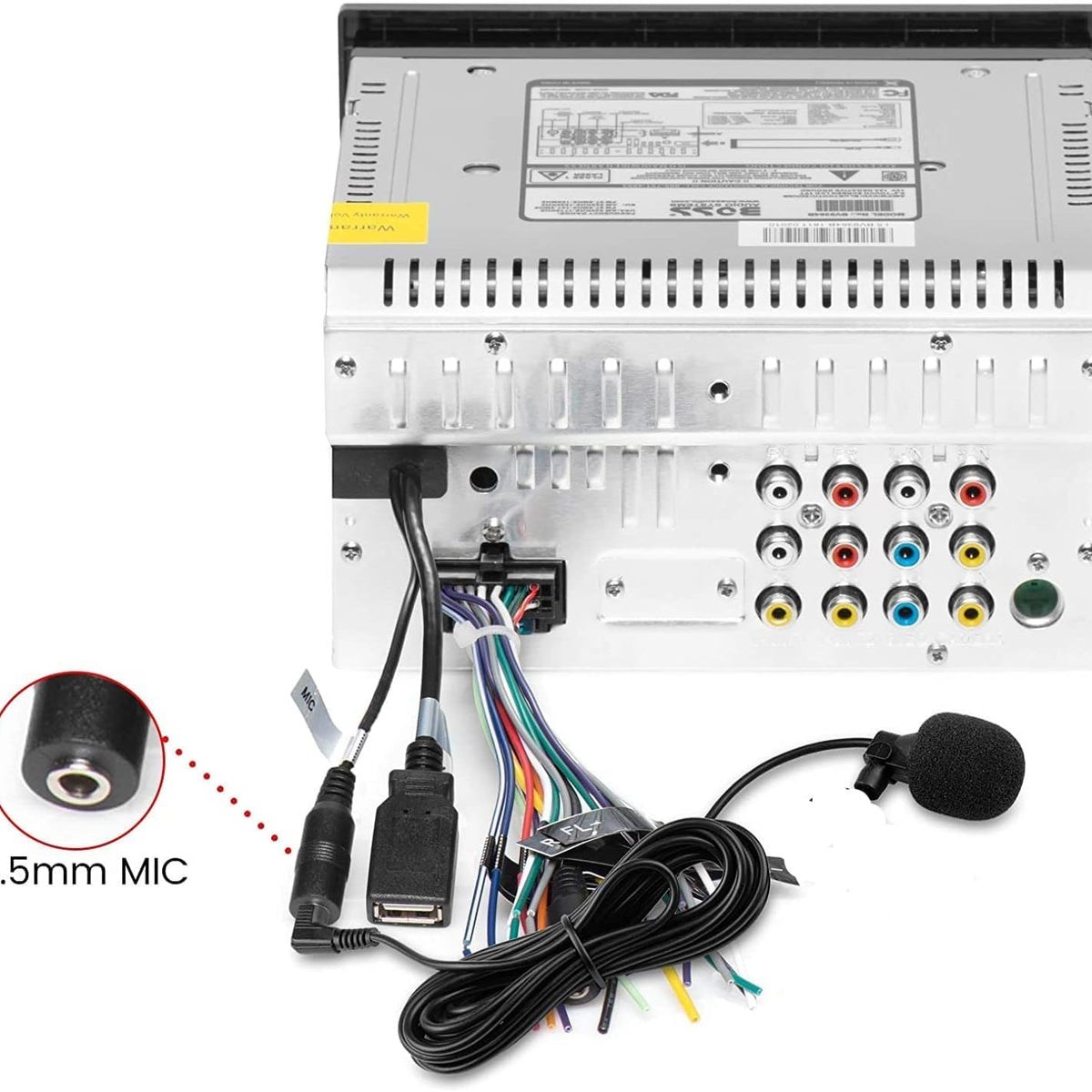 Generic FingerLakes Universal Car Microphone Mic Replacement for ...