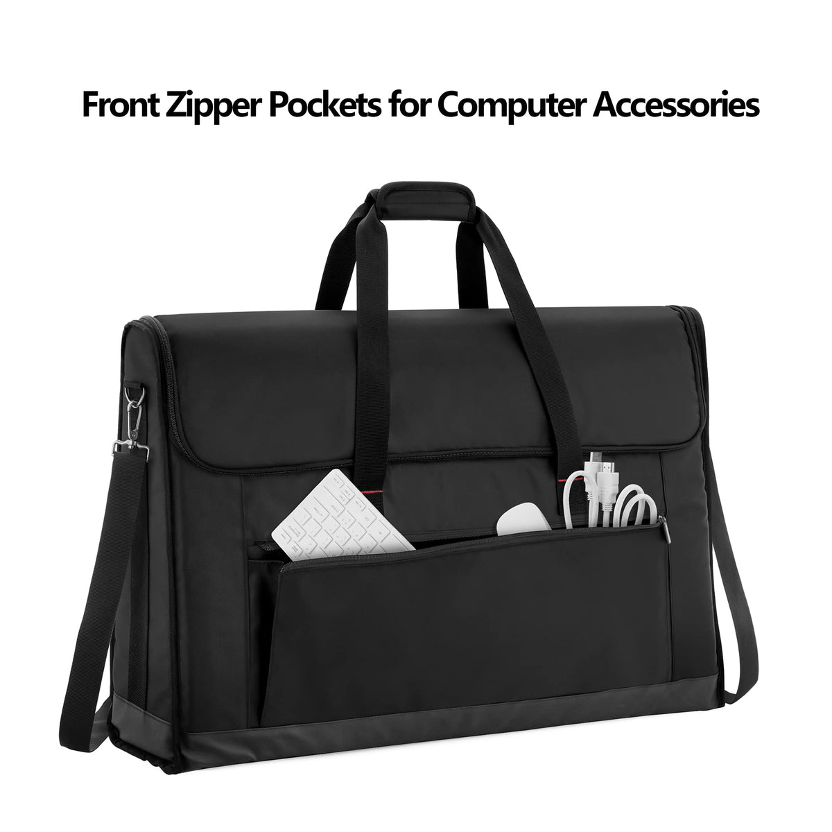 Trunab Monitor Carrying Case 24-27 Inch Padded Travel Bag Hold Up to 2 ...