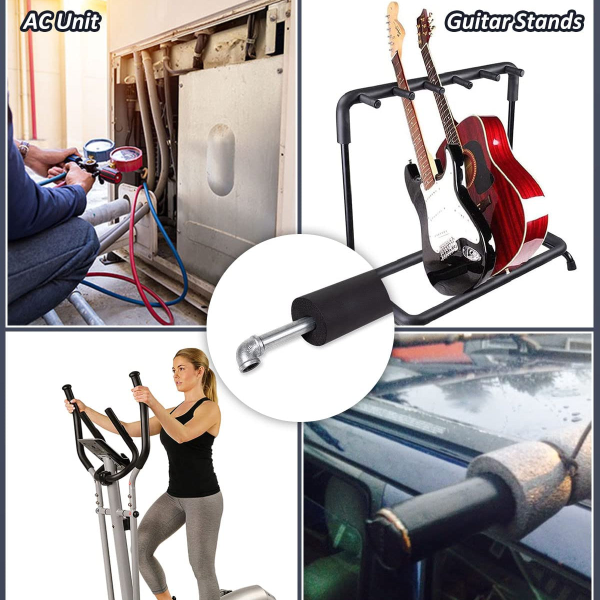 Pipe Insulation Foam Tube 5/8'' Foam Tubing For Ac Unit, Guitar Stands ...