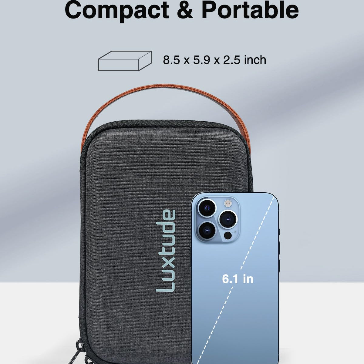 Luxtude Electronic Organizer Travel Case, Tech Organizer Travel Case ...