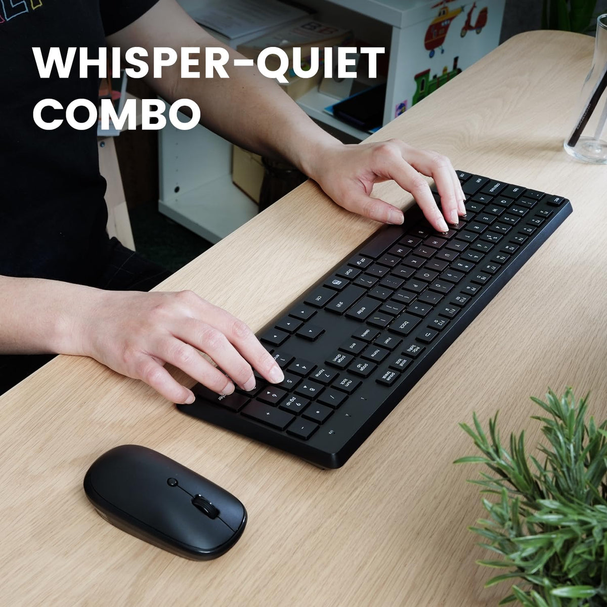 Perixx Periduo 716, Wireless Standard Keyboard And Optical Mouse Combo ...