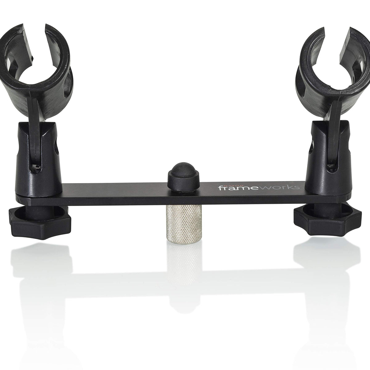 Gator Frameworks 1-to-2 Mic Mount Bar with Standard 5/8-Inch Thread ...