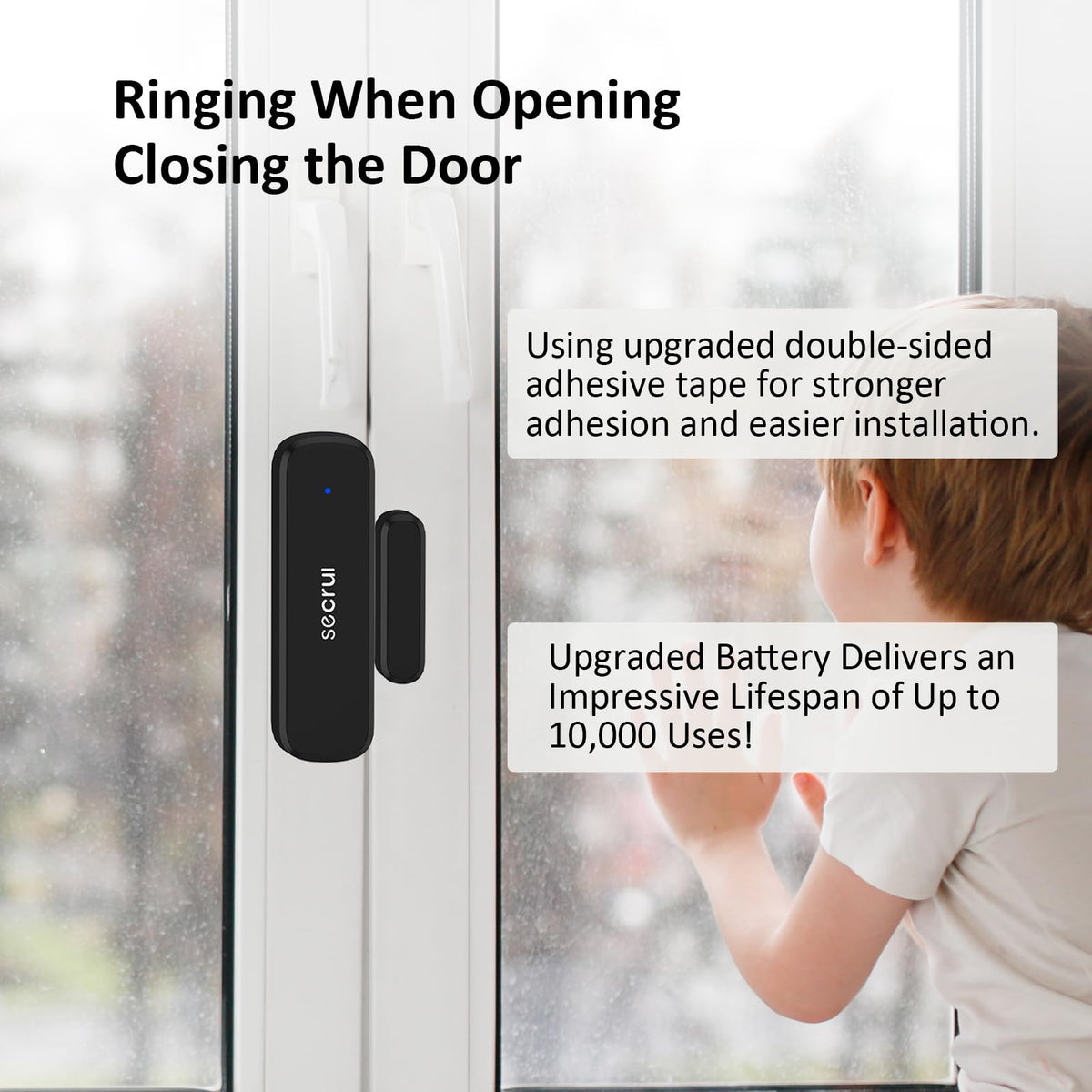 Secrui Wireless Door Chimes When Door Open Entry For Business/Home ...