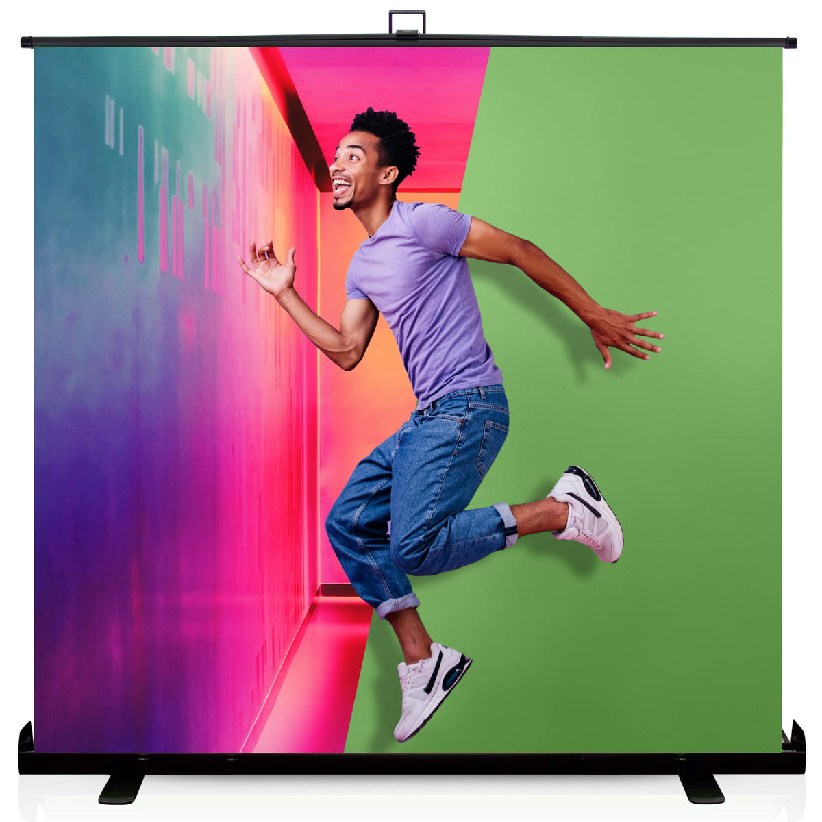 87 Inches Wide Large Collapsible Chromakey Panel Green Screen For Phot ...