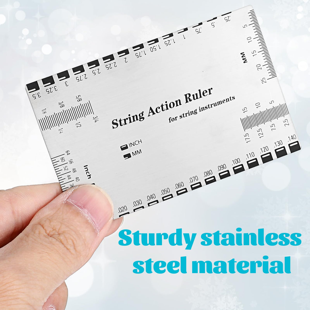 String Action Ruler Guitar Setup Ruler Guitar String Height Gauge Stri ...