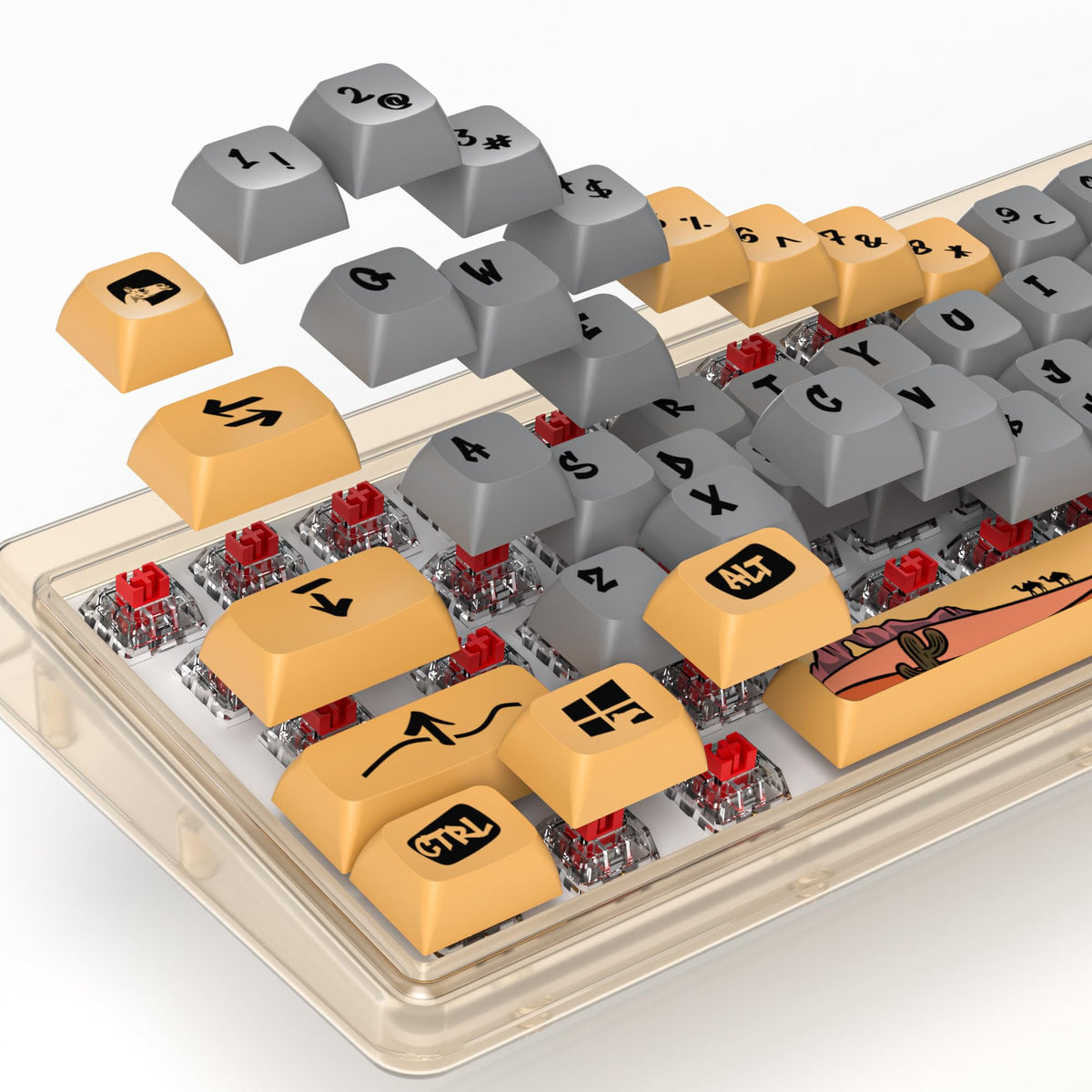 Mosptnspg 129 Keys Pbt Xda Keycaps – Electroeshop