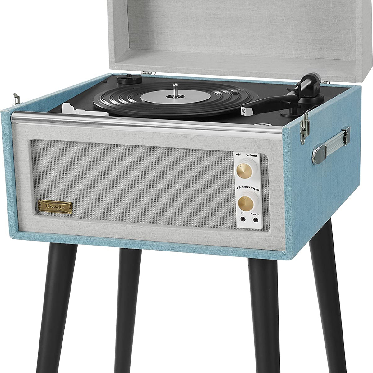 Crosley CR6233F-TN Dansette Bermuda Bluetooth in/Out Portable Vinyl ...